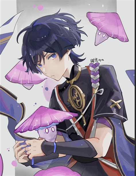 Scaramouche Genshin Impact Drawn By Shimianaya Danbooru