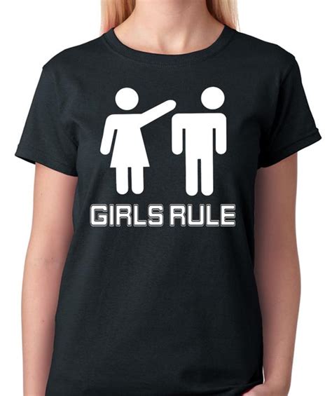 Girls Rule T Shirt Girls Rules Girl Power T Shirt Shirts