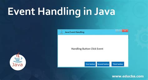 About Event Handling In Java