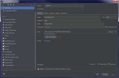 Class Not Found Exception Using SSL On Postgres DB IDEs Support