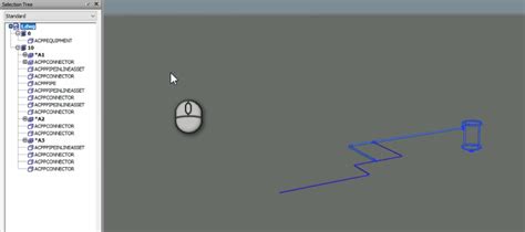 how to show the autocad plant 3d class type in the selection tree of navisworks