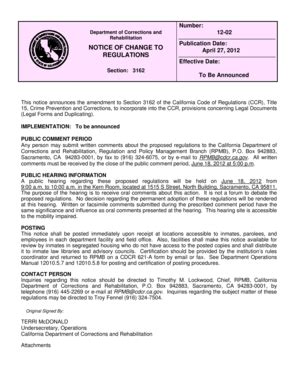 Fillable Online Cdcr Ca NCR 12 02 Legal Forms And Duplicating Cdcr Ca