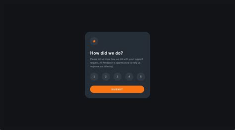 frontend mentor interactive rating component using react coding challenge solution