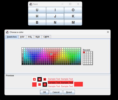 Java Random Text Showing On JButton When Changing Background To