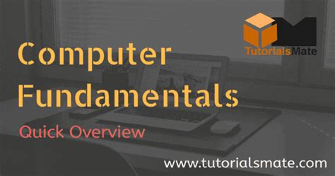 Computer Fundamentals Tutorial Computer Basics TutorialsMate