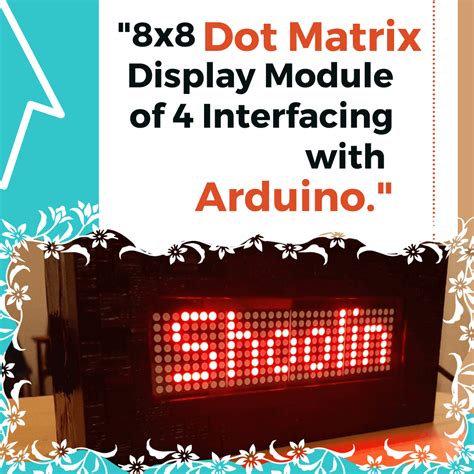 8x8 led matrix with arduino archives pija education