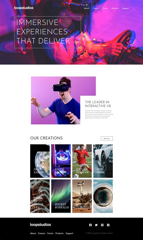 Frontend Mentor Responsive Loopstudio Using REACT Coding Challenge