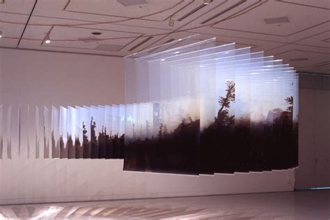 Three Dimensional Landscapes Formed With Layered Acrylic Photographs By