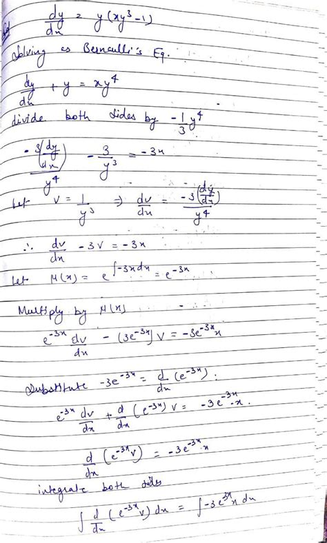 [solved] solve the following differential equations select the appropriate course hero