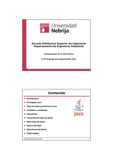 pdf de programación 3 el lenguaje de programación java fundamentos de la informática