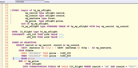 abap 740新的open sql增强特性 汪子熙 博客园