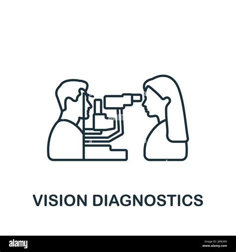 Vision Diagnostics Icon Line Simple Icon For Templates Web Design And