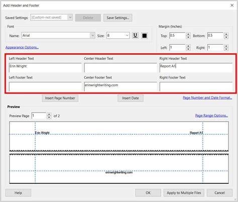 how to add headers and footers to pdfs in adobe acrobat