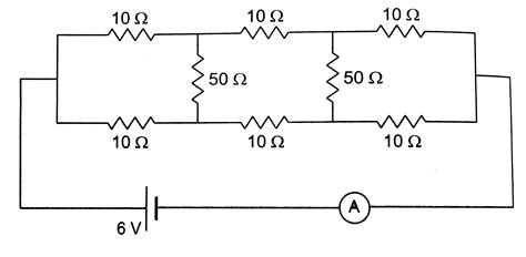 Gujrati Find The Current Measured By The Ammeter In The Circuit Show