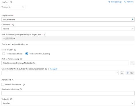 Nuget Restore Fails With Local Feed And Net Core 2 App · Issue 5507 · Microsoftazure