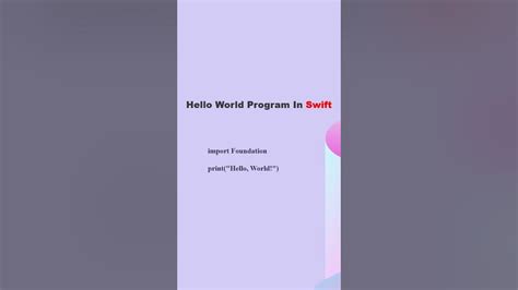 hello world program in all languages c c python java swift javascript php youtube