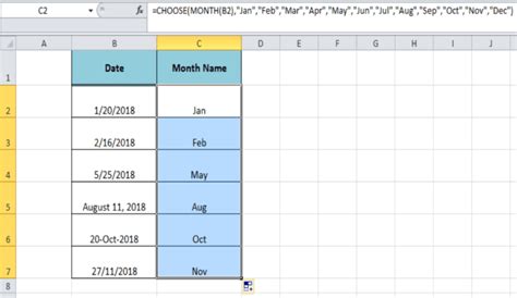 Cool Excel Month Name From Date Ideas Fresh News
