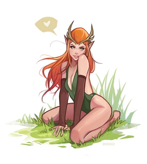 Elf Girl Elf Эльф Olena Minko Dungeons And Dragons Подземелья и Драконы Dandd Dnd днд