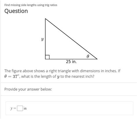 answered find missing side lengths using trig… bartleby
