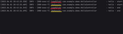 spring boot log4j2 mdc