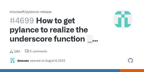 How To Get Pylance To Realize The Underscore Function In Gettext