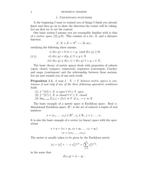 1 continuous functions