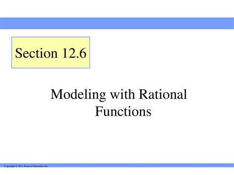 modeling with rational functions ppt download