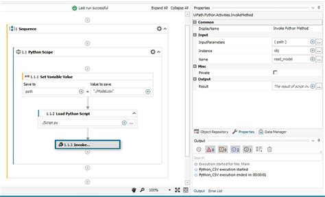 how to pass csv as input parameter to invoke python method activity community uipath