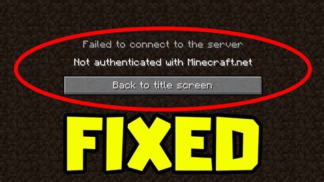 How To FIX Not Authenticated With Minecraft Net Minecraft TLauncher