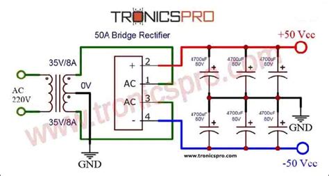 200W Audio Amplifier Circuit Using STK4050 TRONICSpro