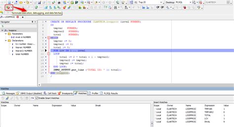 Debugging PL SQL Code With Toad For Oracle