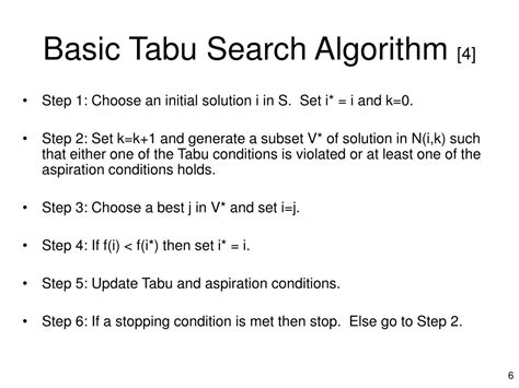 ppt tabu search powerpoint presentation free download id 9374879