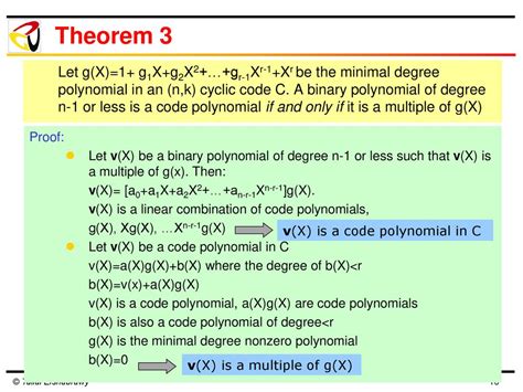 iii cyclic codes ppt download