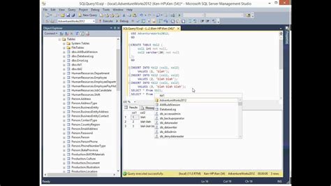 SQL Server Tutorial 11 Union Union All Intersect And Except YouTube