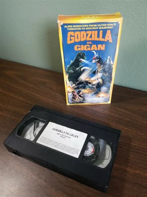 Godzilla Vs Gigan Vhs Classic Japanese Kaiju Sci Fi Horror Th My Xxx Hot Girl