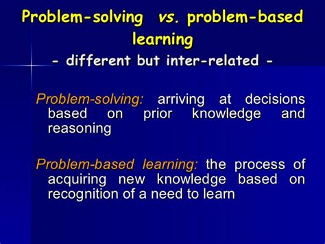 problem based learning in medical education
