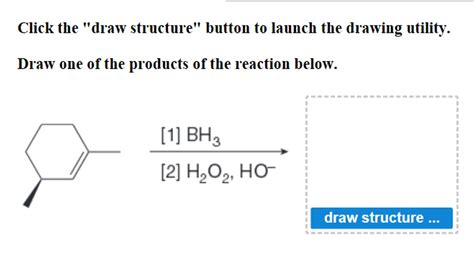 solved click the draw structure button to launch the