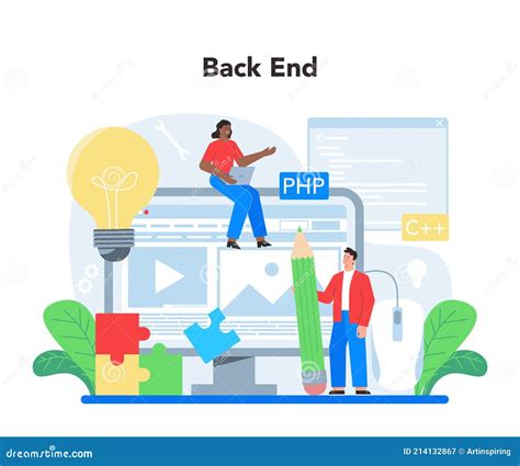 concept of software development life cycle and agile methodology cartoon vector cartoondealer