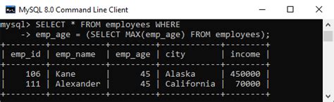 mysql max 函数 mysql基础教程文档 mysql max 函数学习手册 编程宝典