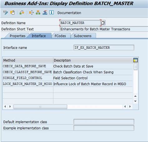SAP ABAP 4 Tutorial BADI Enhancement Of MSC1N MSC2N