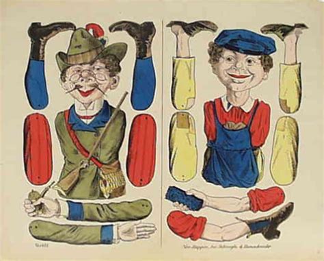 Ekduncan My Fanciful Muse Articulated Paper Dolls Vintage And New