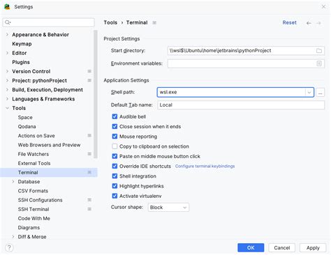 Configure An Interpreter Using WSL PyCharm Documentation
