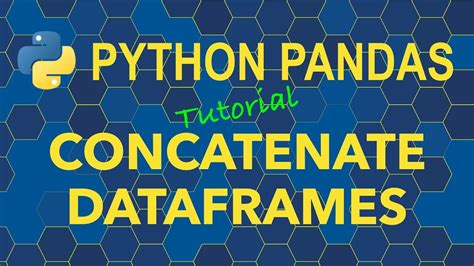 python pandas concatenate dataframes youtube