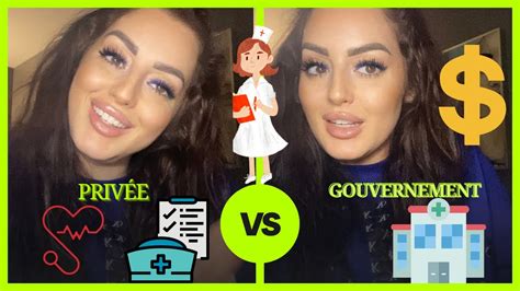 Travailler Comme Infirmière👩‍⚕️au🇨🇦différence Entre Le Privée Et Le Public🏥on Parle💲salaire💰