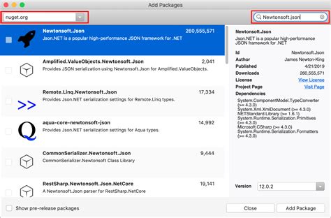 Install And Use A NuGet Package In Visual Studio For Mac Microsoft Learn