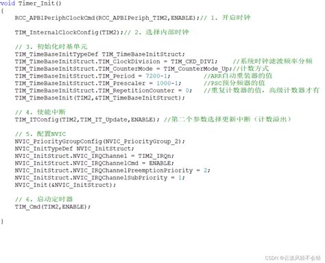 江科大stm32学习笔记——tim定时中断 stm32设置1ms的定时中断会影响主程序么 csdn博客