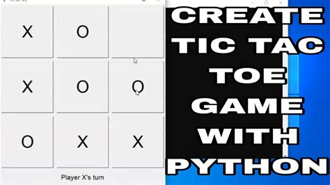 how to create tic tac toe game with python devtales youtube