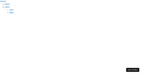 react router breadcrumbs hoc quick example codesandbox