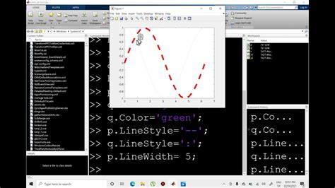 Ploting In Matlab Color Line Width Marker Change Line Style Legend