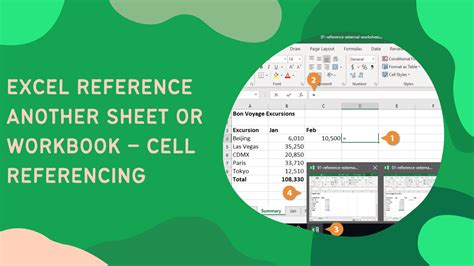 Excel Reference Another Sheet Or Workbook Cell Referencing Earn Excel